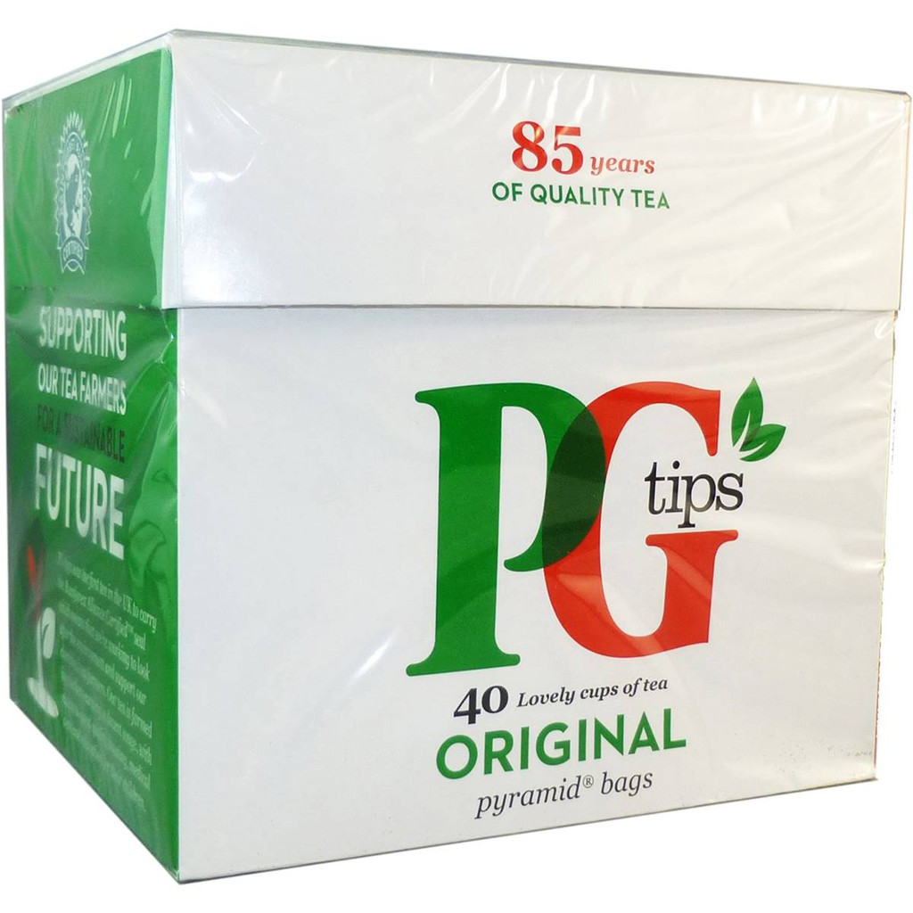 PG Tips Tea - Original | 40 Tea-Bags | 116g Box | Shopee Malaysia