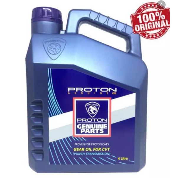 Proton 4L CVT Gear Transmission Oil Exora / Saga FLX / Preve / Suprima ...
