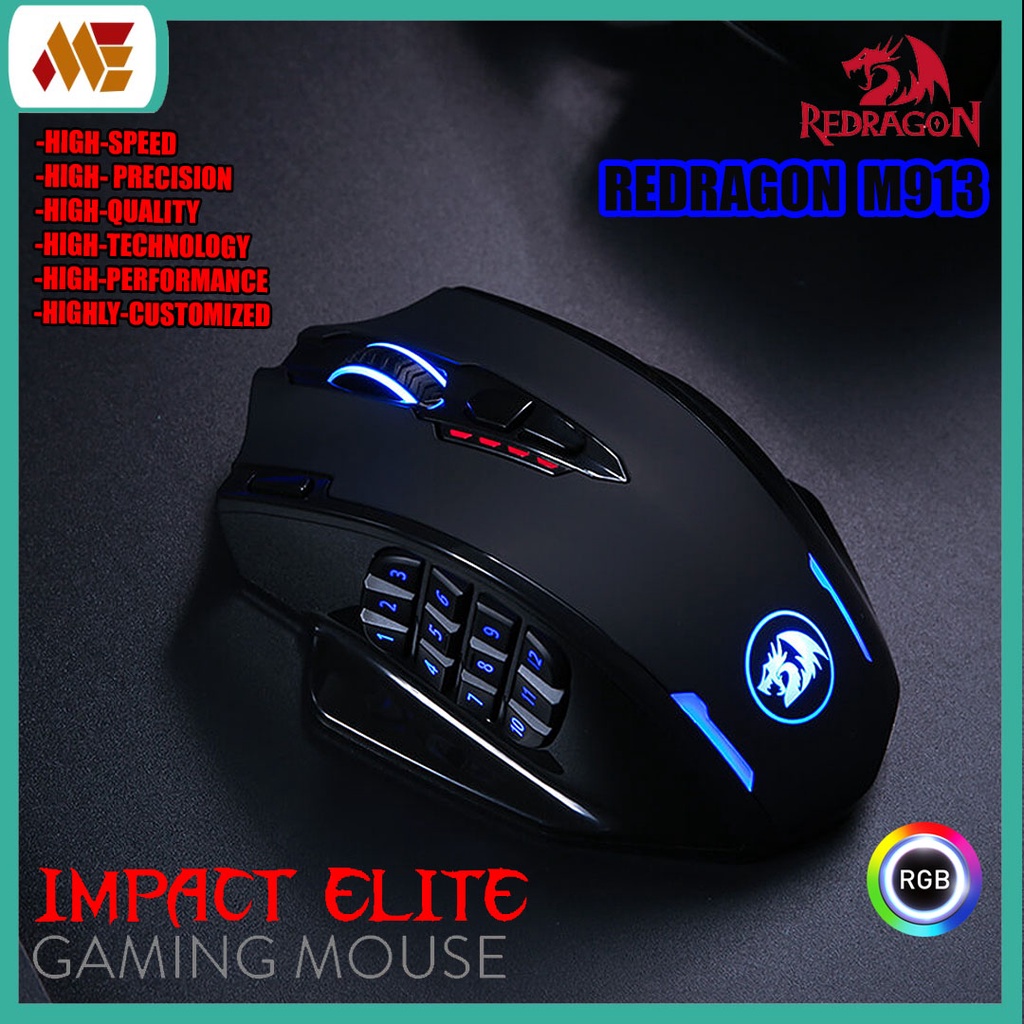 Redragon M913 Gaming Mouse 16000 DPI RGB Gaming Mouse With 16 ...