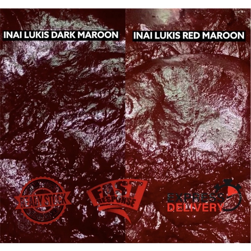 🔥INAI LUKIS / INAI UKIR KILO DARK MAROON & RED MAROON REBRAND🔥 | Shopee ...