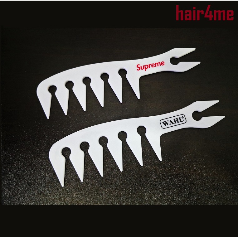 Supreme Wide Tooth Texturizing Oil Head Slick Comb Barber Pomade Hair ...