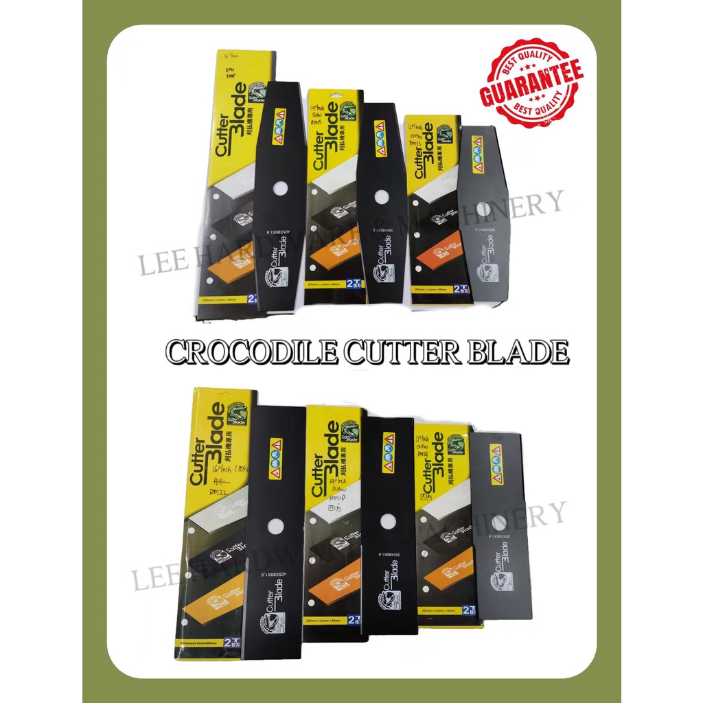 [NEW ARRIVAL]CROCODILE CUTTER BLADE 12''14''16INCH BRUSH CUTTER BLADE ...