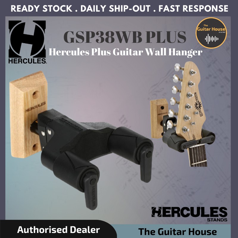 Hercules GSP38WB Plus Guitar Wall Hanger | Shopee Malaysia