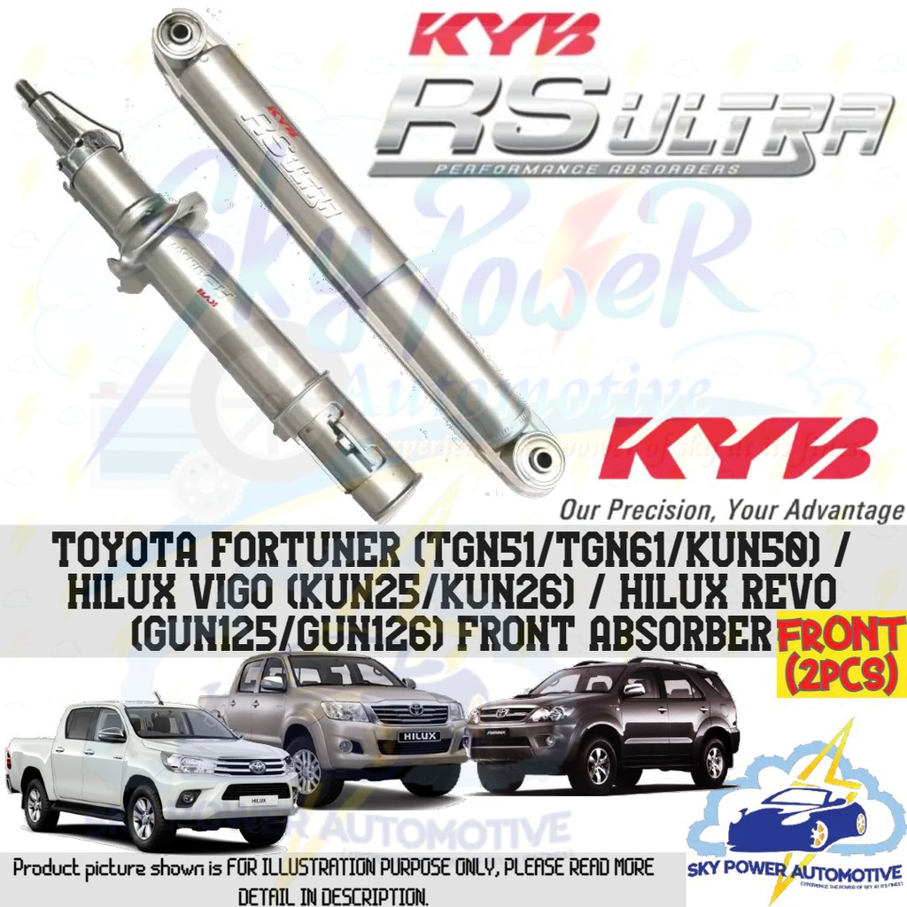 TOYOTA FORTUNER (TGN51) / HILUX VIGO (KUN25/26) / REVO (GUN125/6) KAYABA (KYB) RS-ULTRA H/D ...