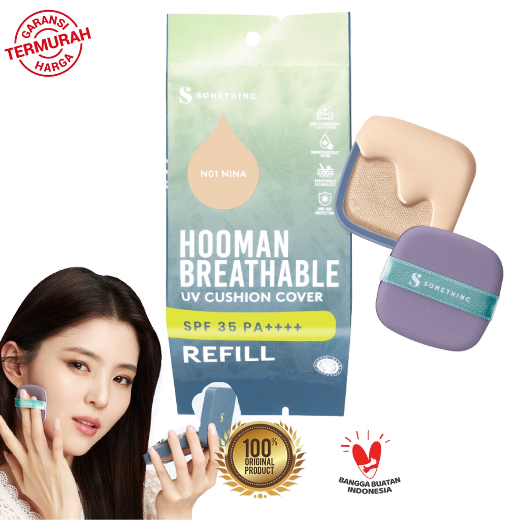 Somethinc Refill Hooman Breathable UV Cushion Cover SPF35 PA++++ | Cushion Refill | Hooman ...