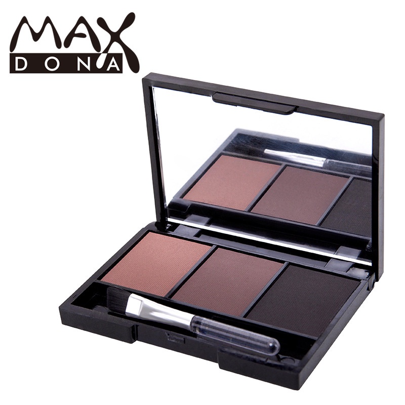 Three-color Eyebrow Powder with Brush, Waterproof, Sweat-proof, No ...