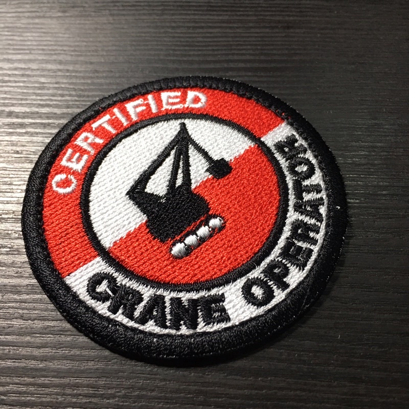 Certified Crane Operator Embroidered Patches | Shopee Malaysia