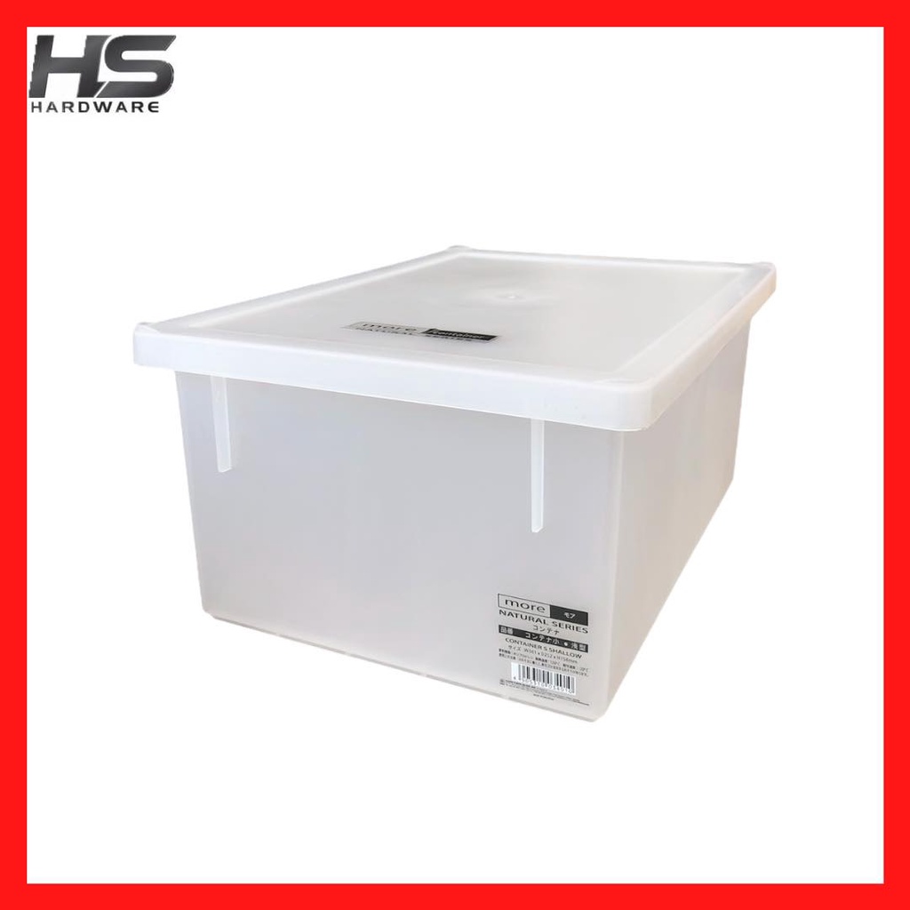 Storage Organizer Container With Cover Stackable Bins Matte Surface ...