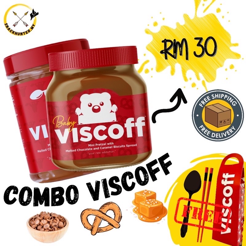Viscoff Crunch & Baby Viscoff with Mini Pretzel | Shopee Malaysia