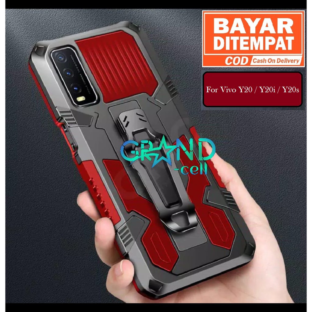 Case Hp for Vivo Y20/Vivo Y20i/Vivo Y20s Premium Standing Belt Clip ...