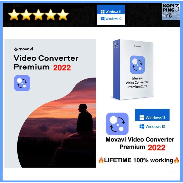 Movavi Video Converter Premium l 22.5 l Latest 2022 l Windows | Shopee ...