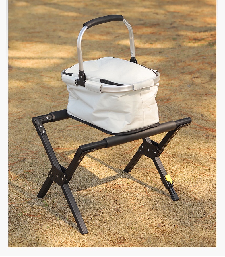 Outdoor Camping Adjustable Aluminium Folding Cooler Box Stand Screw ...