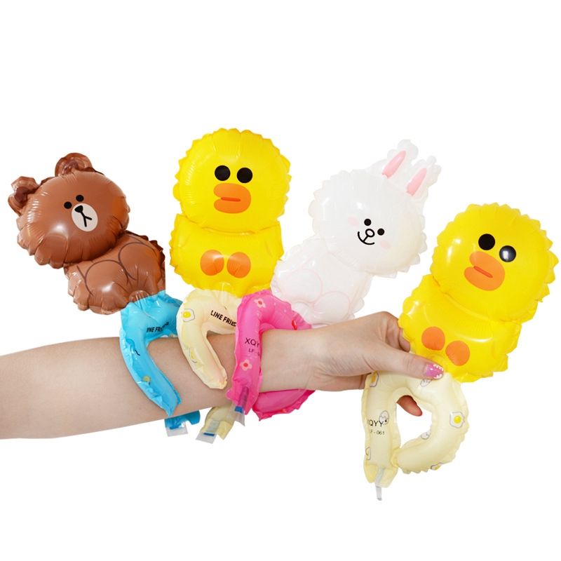 🇲🇾Ready Stock-Ibflatable Cartoon Wrist Balloons Baby Birthday Balloon ...