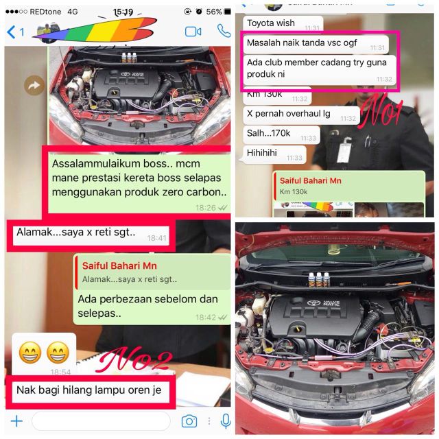ORIGINAL ZERO CARBON (SIRIM CERTIFIED) ENJIN KERETA & MOTOR JADI LEBIH ...