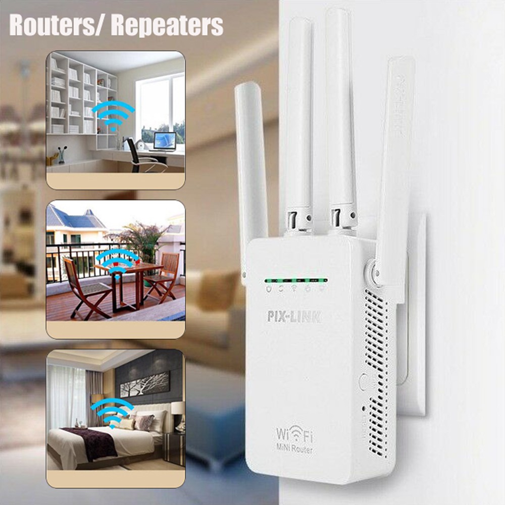 WIFI Amplifier Wifi Repeater Wireless Router Range Extender Signal ...