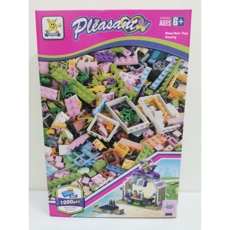 1000 Lego Blocks There Are 4 Types Of Tables. | Shopee Malaysia