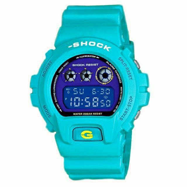 G shock DW6900 Turquiose SN3 V3 Autolight Jam g shock dw6900 g shock ...
