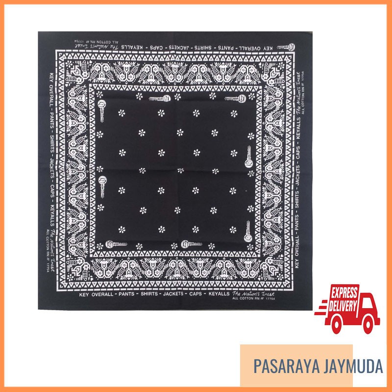 🔥🔥[READY STOCK]KAIN KEY UNISEX HEADWEAR HIP-HOP SCARVES | Shopee Malaysia