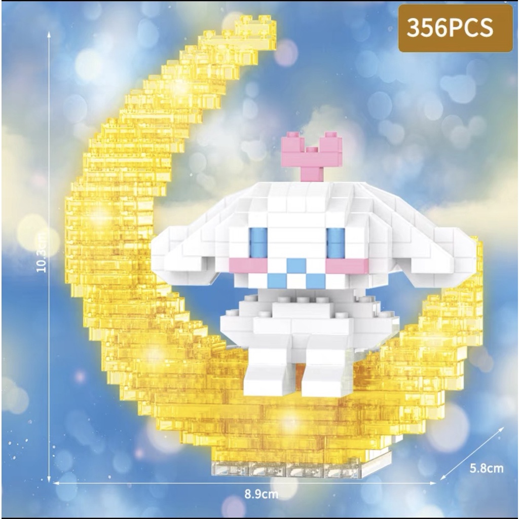 Animated lego assembly toy, extremely cute glowing 3D model for ...