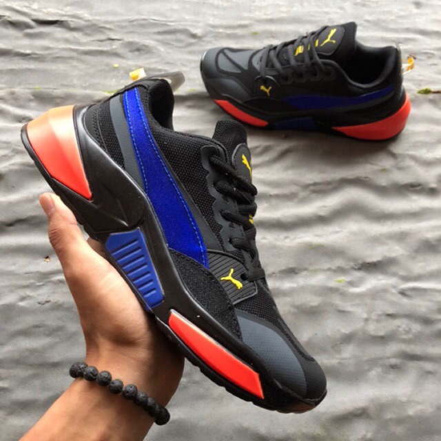 READY STOCK !! PUMA LQD CELL OPTIC - BLACK BLUE ( size 41-45 ) | Shopee Malaysia