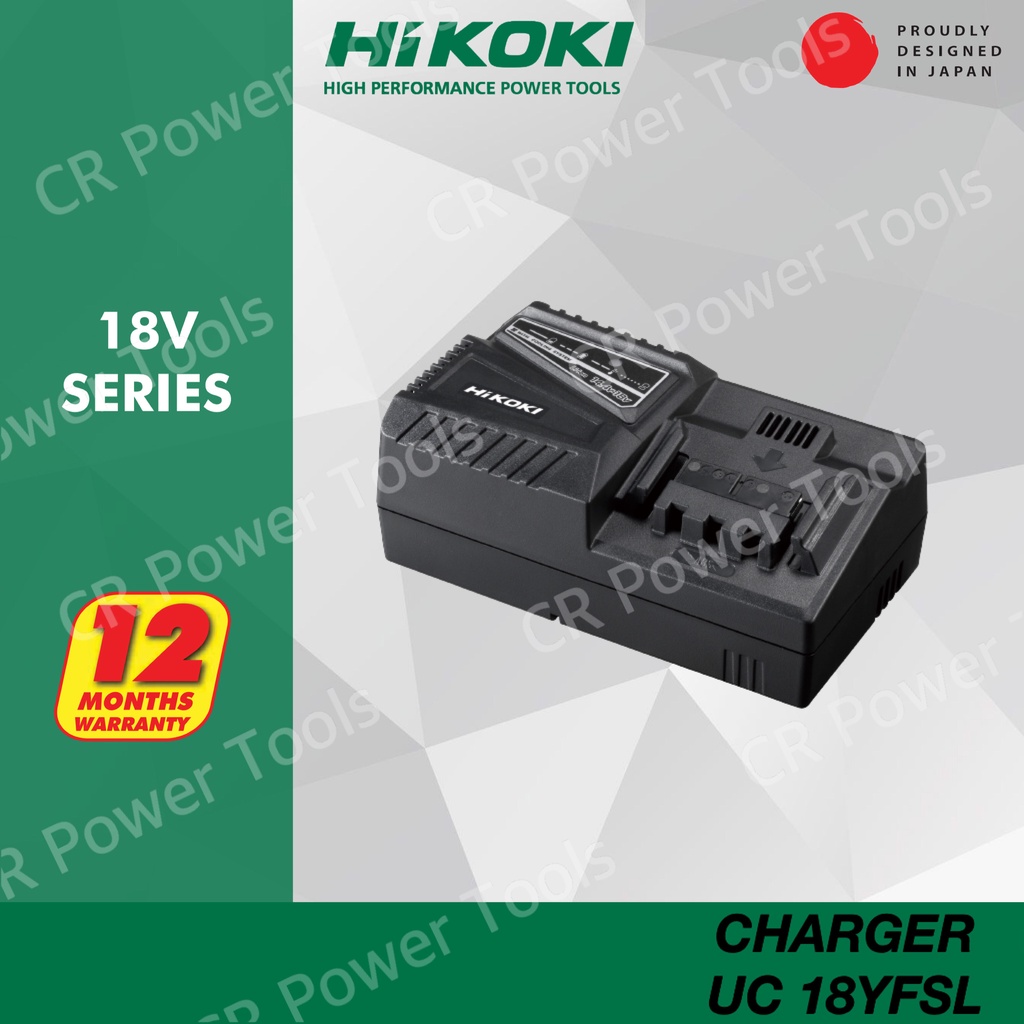 HIKOKI HITACHI BATTERY CHARGER UC18YFSL 18V | Shopee Malaysia