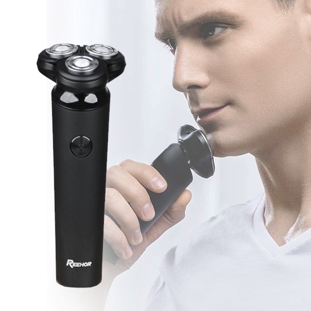 Zachia 3D Floating 360° Magnet Removable Electric Shaver Easy Clean ...