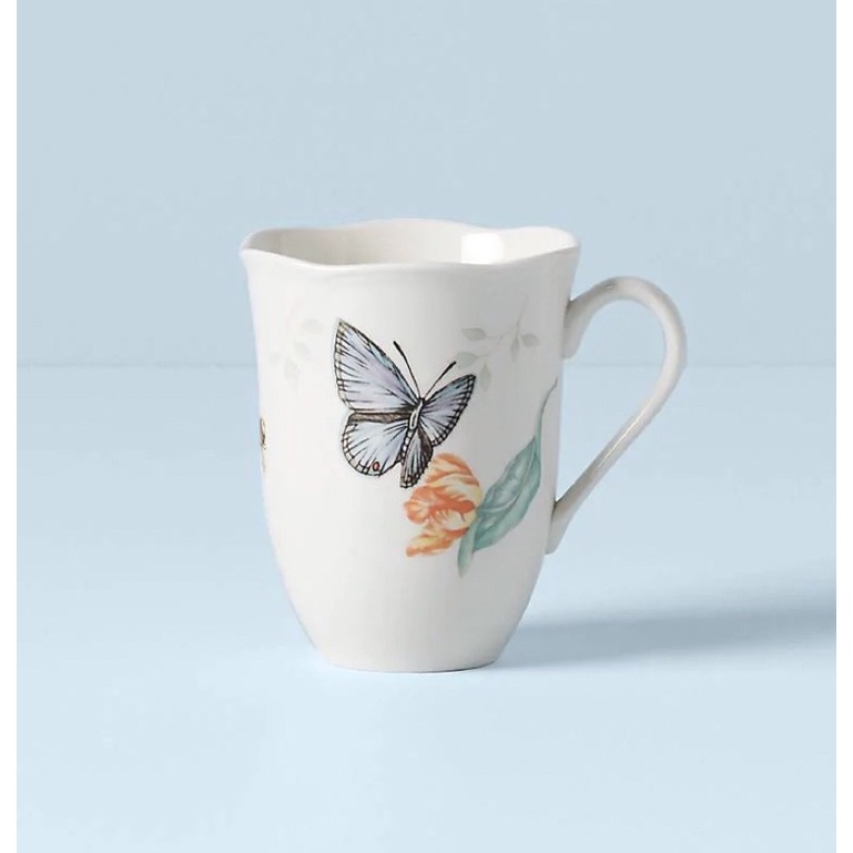Lenox Butterfly Meadow Blue Butterfly Ceramic Butterfly Glass Mug ...