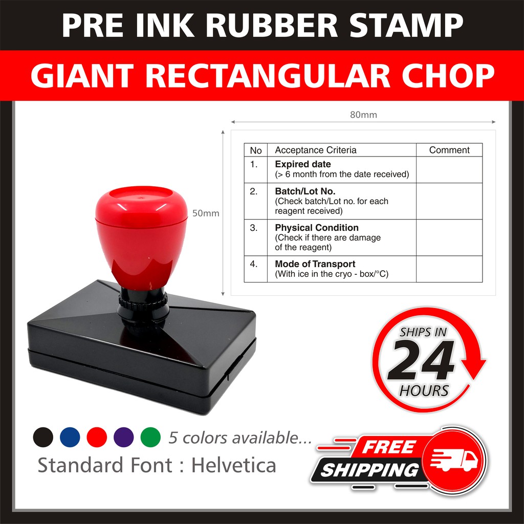 Rubber Stamp / Pre Ink Rubber Stamp / Self Ink Rubber Stamp / Giant ...