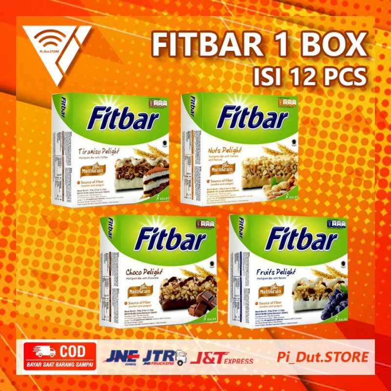 FITBAR SNACK DIET SNACK 1 BOX CONTAINS 12 PCS | Shopee Malaysia