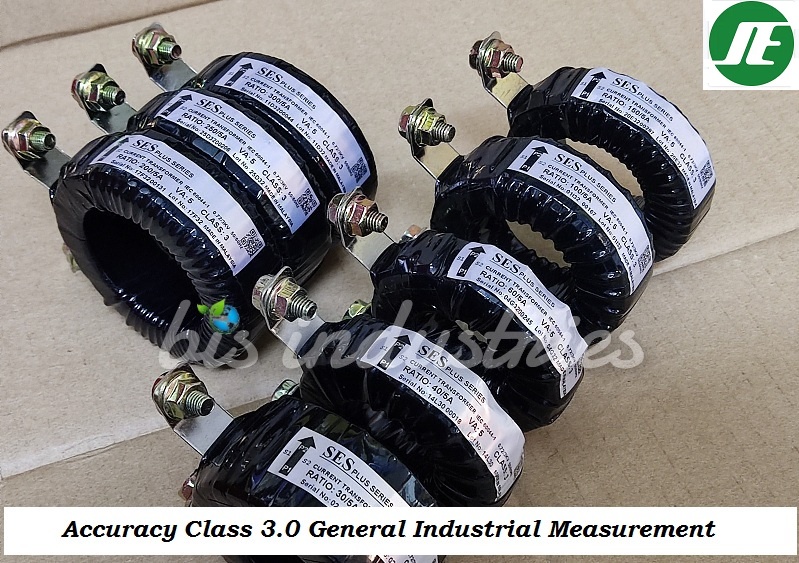 SES CURRENT TRANSFORMER IEC60044-1 ACCURACY CLASS 3 VA5 WITH CERTIFIED ...
