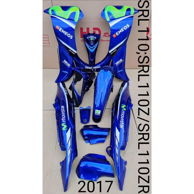 COVERSET HLD YAMAHA LAGENDA 110/110Z/110ZR MOVISTAR 2017 (STICKER ...