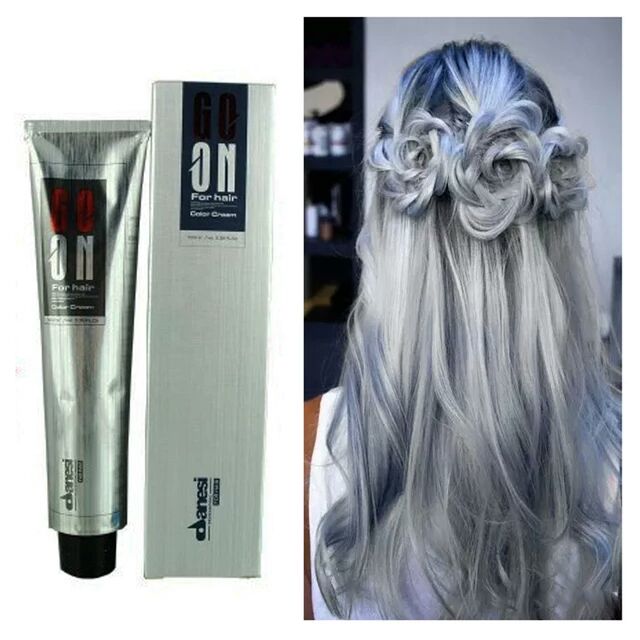 🔥Ready Stock🔥DANESI GOON COLOR HAIR CREAM LIGHT GREY COLOR Permanent ...