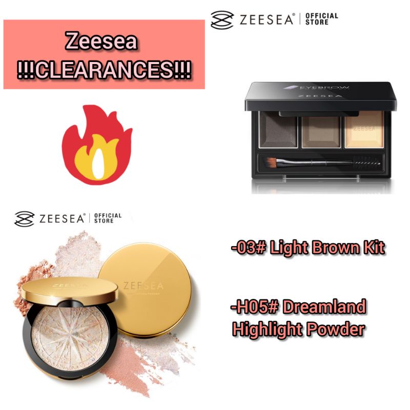 Zeesea CLEARANCES Eyebrow Powder Kit/Highlight Powder | Shopee Malaysia