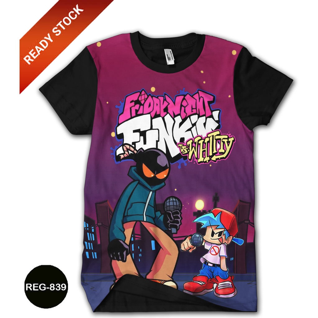 Friday NIGHT FUNKIN WHITTY 3D T-shirt Children's T-shirt FNF Trendy and ...