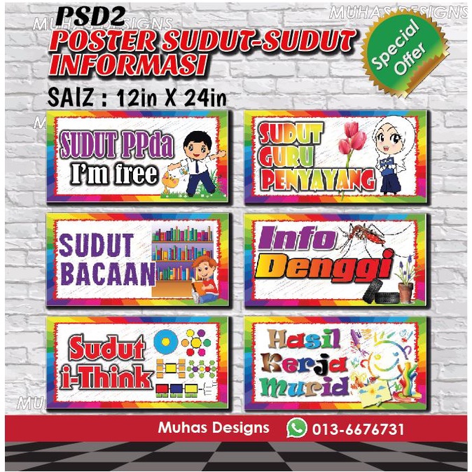 PSD2 BANNER POSTER SUDUT-SUDUT INFORMASI DI PUSAT SUMBER DAN BILIK ...