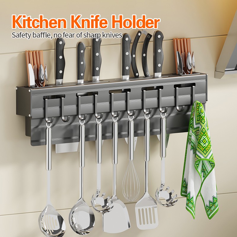 [Ready Stock] Multi-Functional Knife Rack Kitchen Tools Holder Kitchen ...