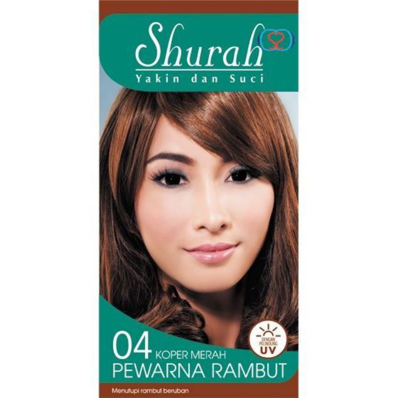 SHURAH pewarna rambut HALAL dengan perlindungan UV | Shopee Malaysia