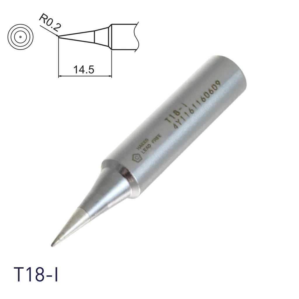 HAKKO SOLDERING TIP T18-I SHAPE-I | HAKKO PRODUCTS T18 SOLDERING STATION REPLACEMENT TIP ...