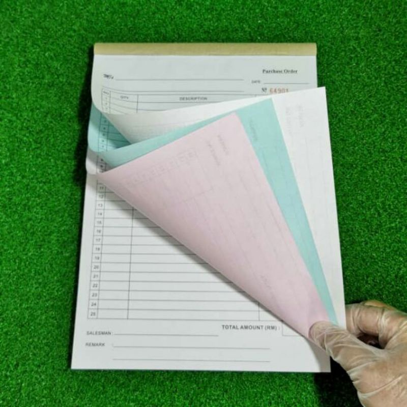 SH1100 Borong Book Good Quality Purchase Orders Book 📖 3 Ply With ...