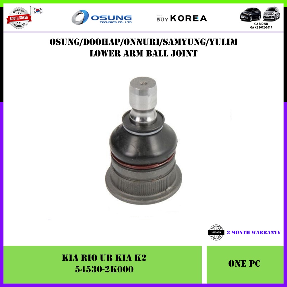 Kia Rio UB Kia K2 Lower Arm Ball Joint (54530-2K000) | Shopee Malaysia