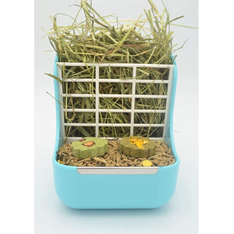 SunshineBio Hay Food Bin Feeder Hay and Food Feeder Bowls Manger Rack ...