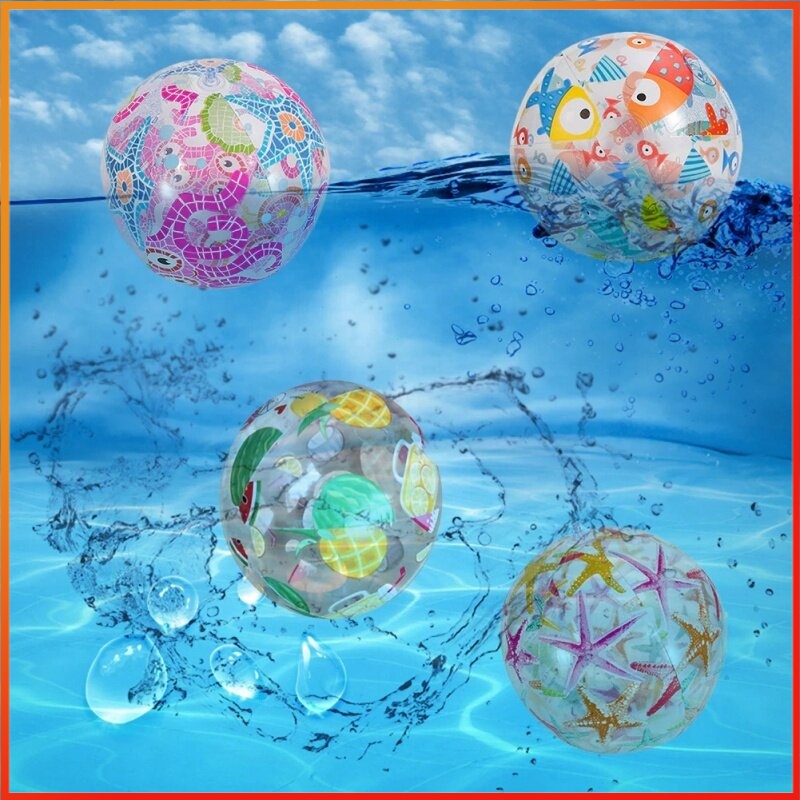 (ready stock)INTEX 59040 Beach Ball Swimming toy Inflatable Ball Kids ...