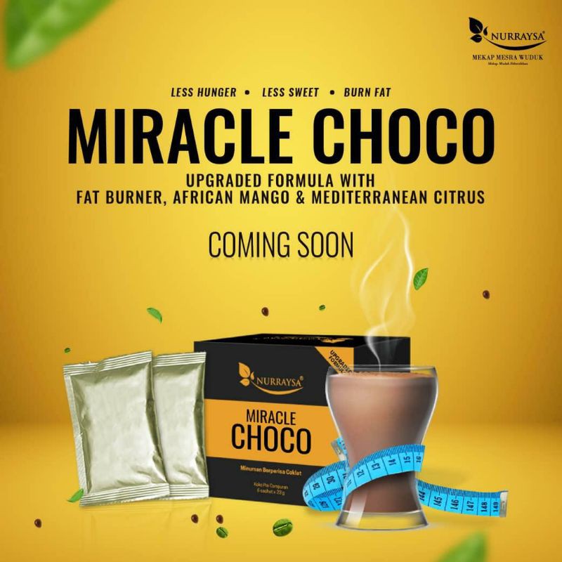 [ORIGINAL]SLIM CHOCO NURRAYSA MIRACLE CHOCO | Shopee Malaysia