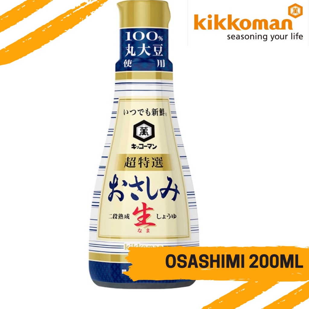 [Kikkoman] Sashimi Soy Sauce 200ml (Always Fresh Bottle)(日式本酿造酱油, Sushi)**Made in Japan**Ready ...