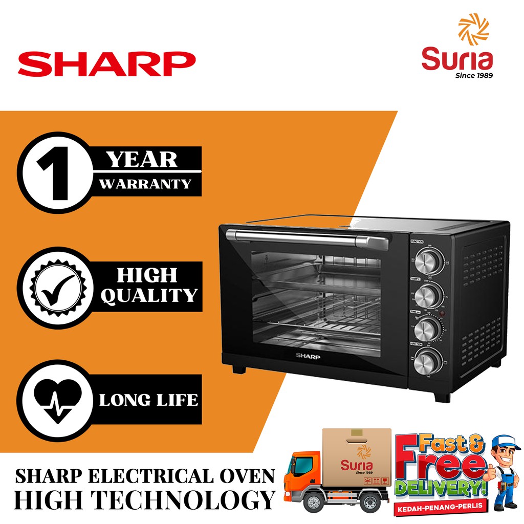 ( READY STOCK) Sharp EO709RTBK 70L Electric Oven 2400W | Shopee Malaysia