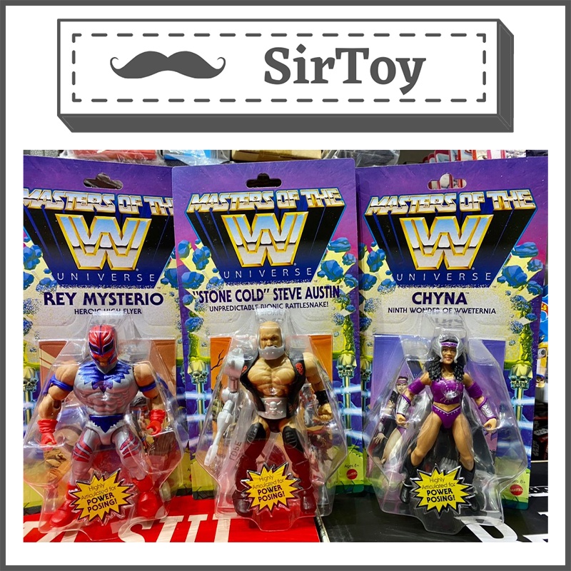 Mattel Masters Of The WWE Universe Dash H Set of 3 (Stone Cold Steve ...