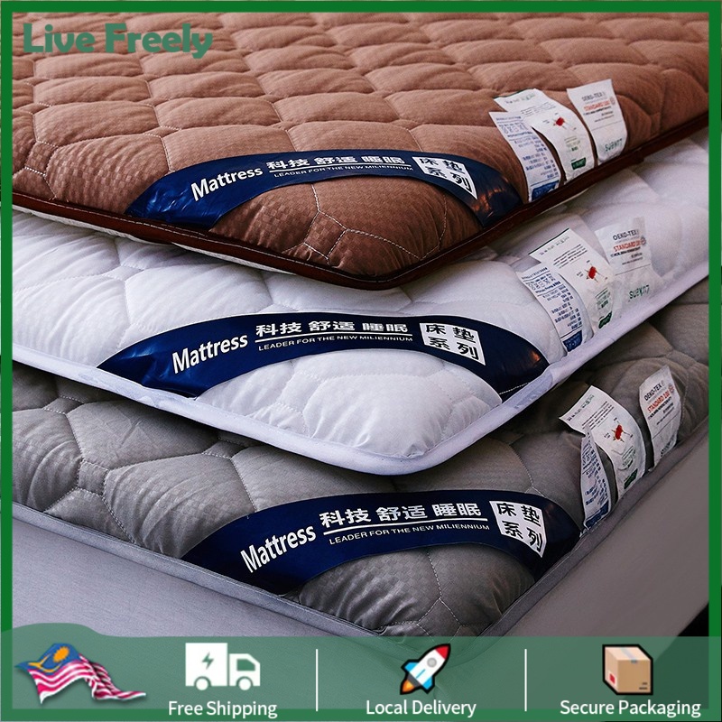 Waterproof Mattress Foldable Tilam Single Queen Tatami Mattress Sponge ...