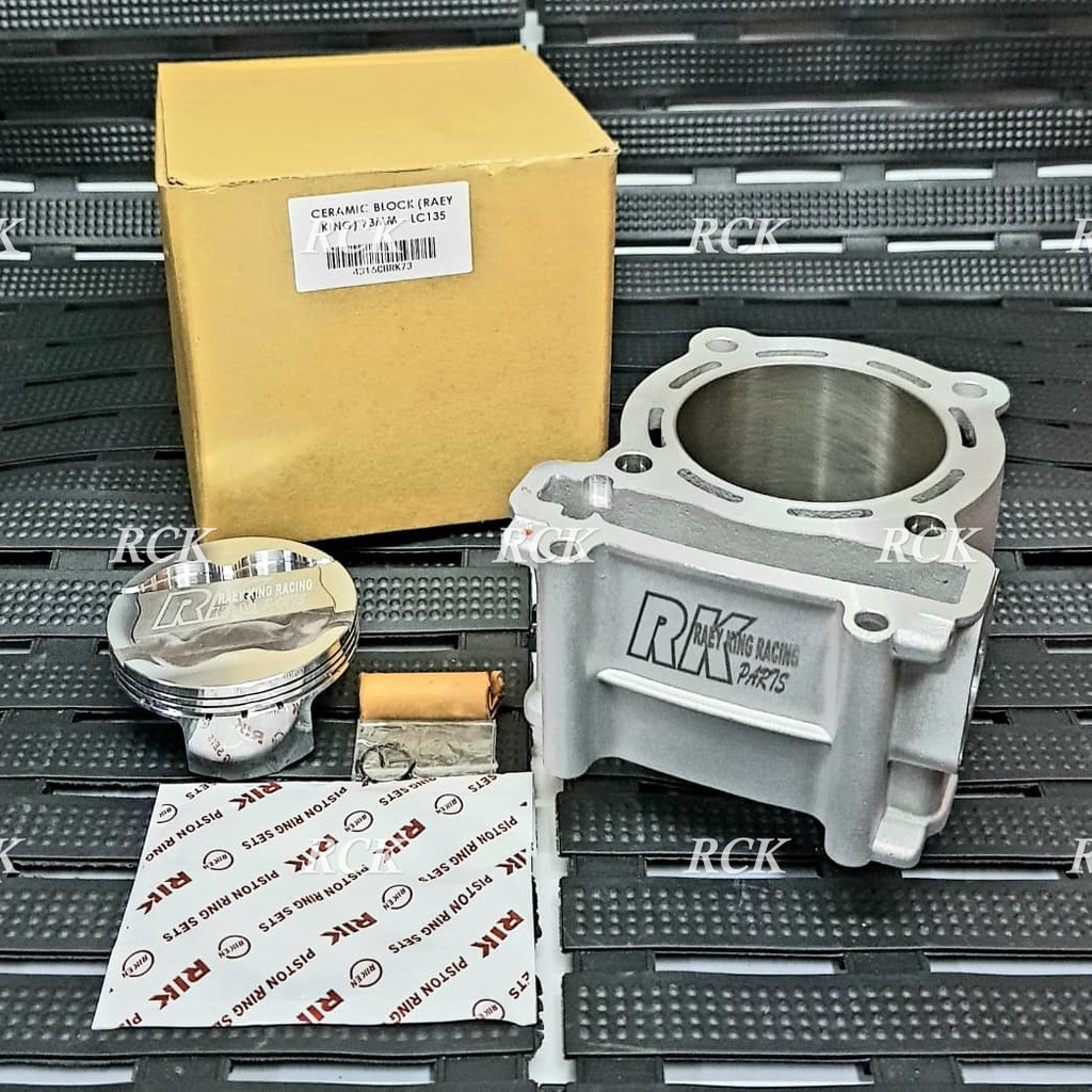 RAEY KING YAMAHA LC135 RACING CERAMIC BLOCK 68MM/70MM/72MM/73MM SET ...