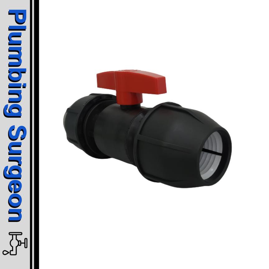 50mm Poly Stopcock Plumbing Fitting Stop Valve Poly Pipe Fitting ...