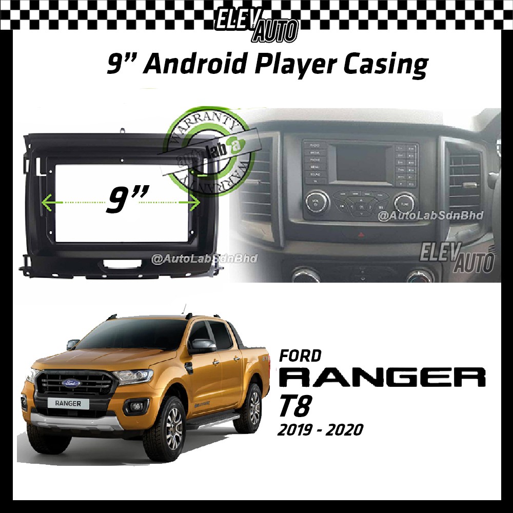 Ford Ranger T8 2019-2021 Android Player Casing 9" with Canbus | Shopee ...